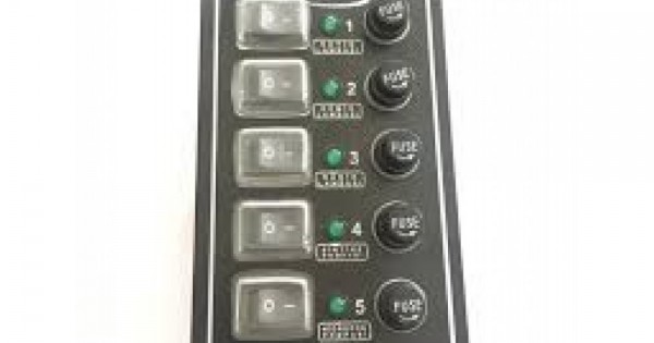 5’li Switch Panel - Dikey 85x150 mm