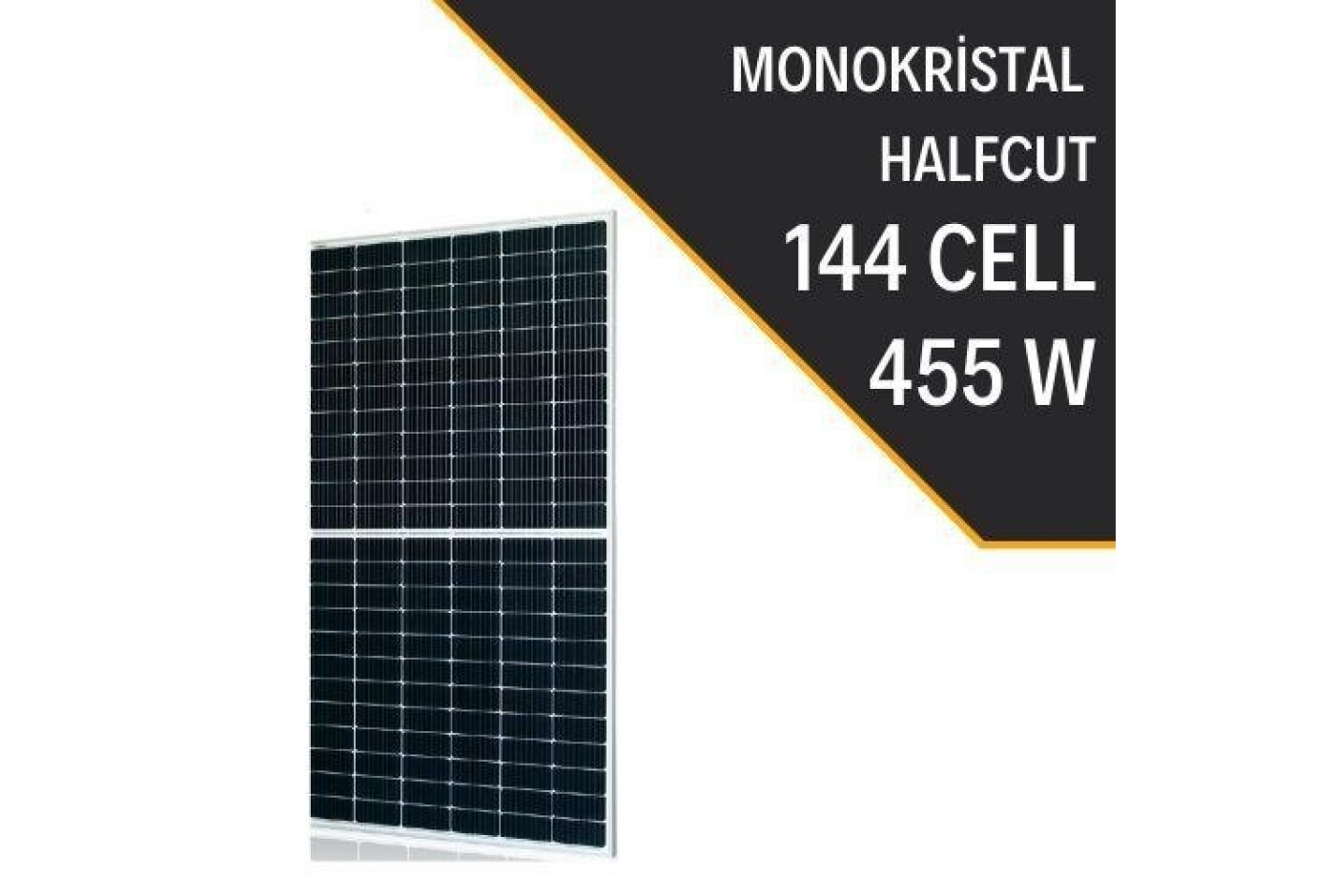 455W 9BB HALF CUT MONOKRISTAL GÜNEŞ PANELİ